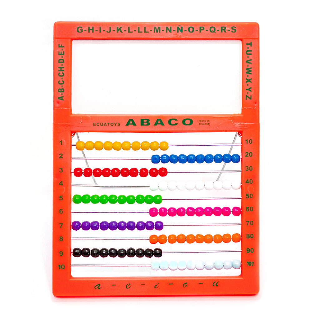 Ábaco Escolar Doble Pizarra – Ecuatoys